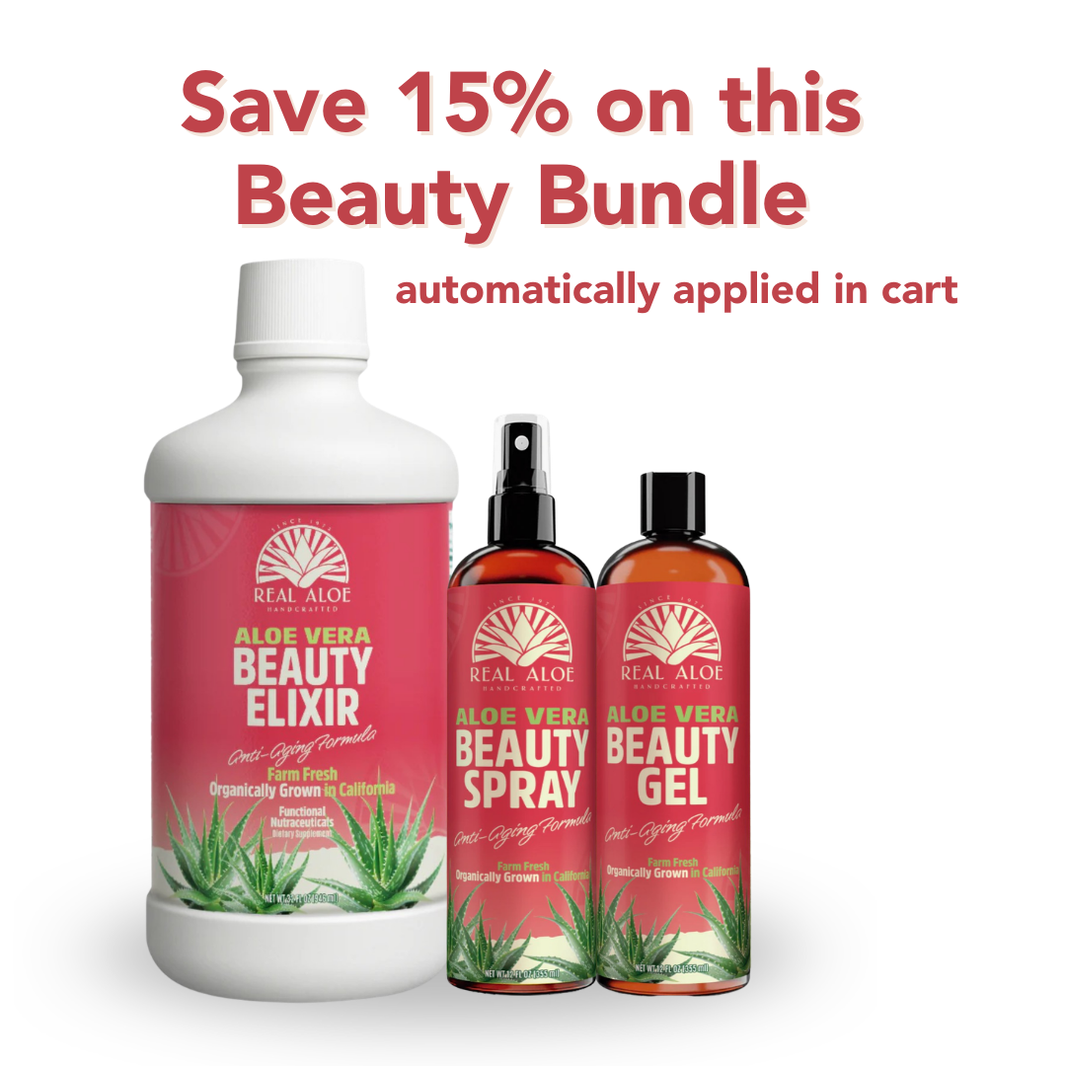 Real Aloe | Organically Grown Aloe Vera Gels, Sprays, Juices, & Beauty