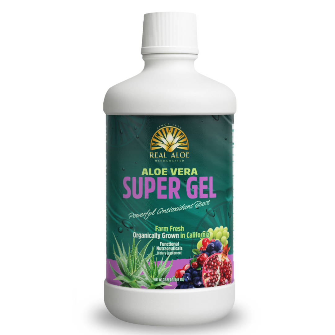 Aloe Vera Super Gel Juice (32 fl. oz) – Real Aloe